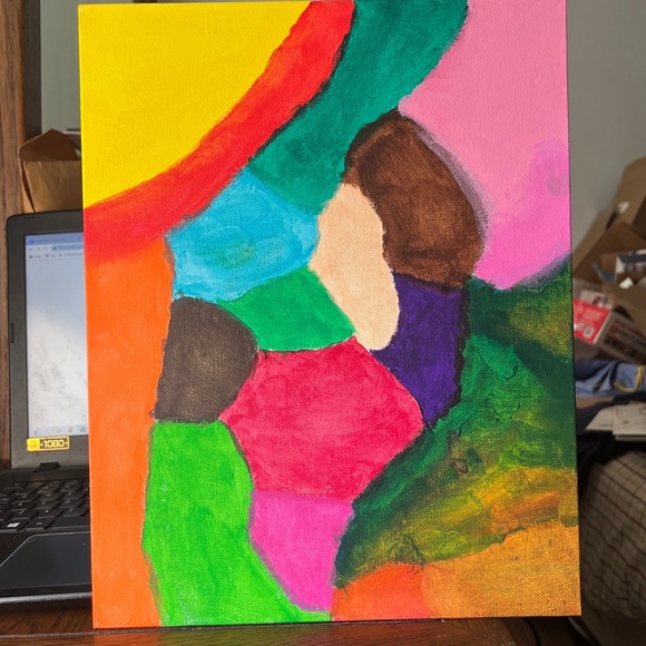 Art | Custom Made Child Life Art 11x14 Acrylic Paining On Canvas Board ...